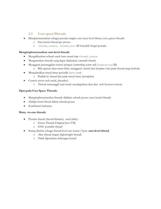 Modul SO : Threads | PDF