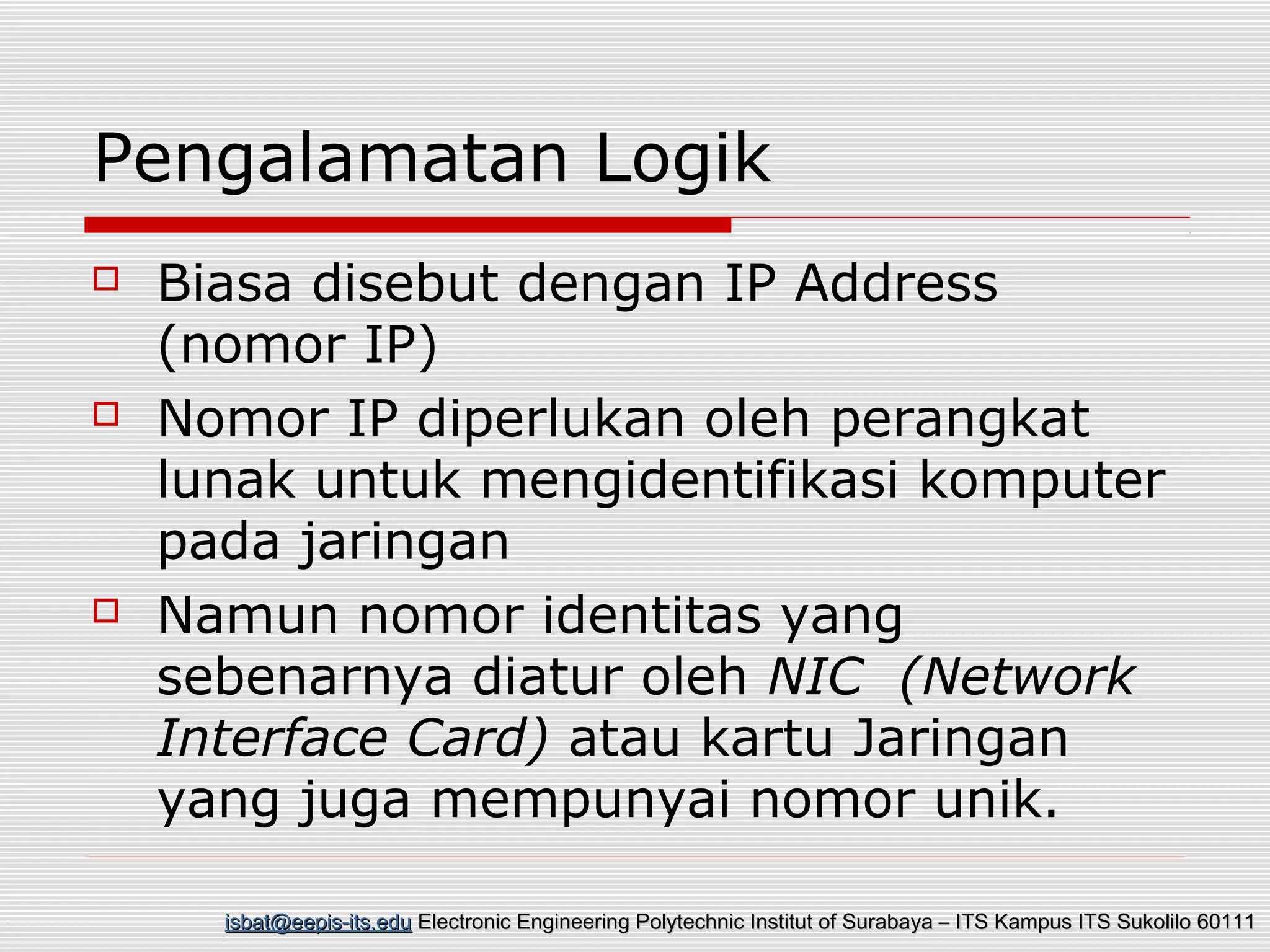 Modul 5 1 network layer | PPT