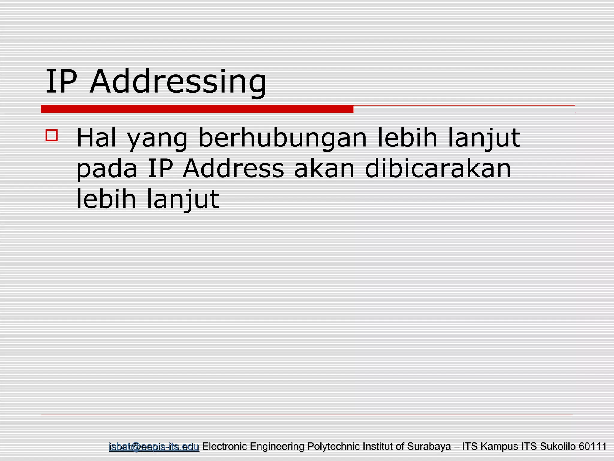 Modul 5 1 network layer | PPT