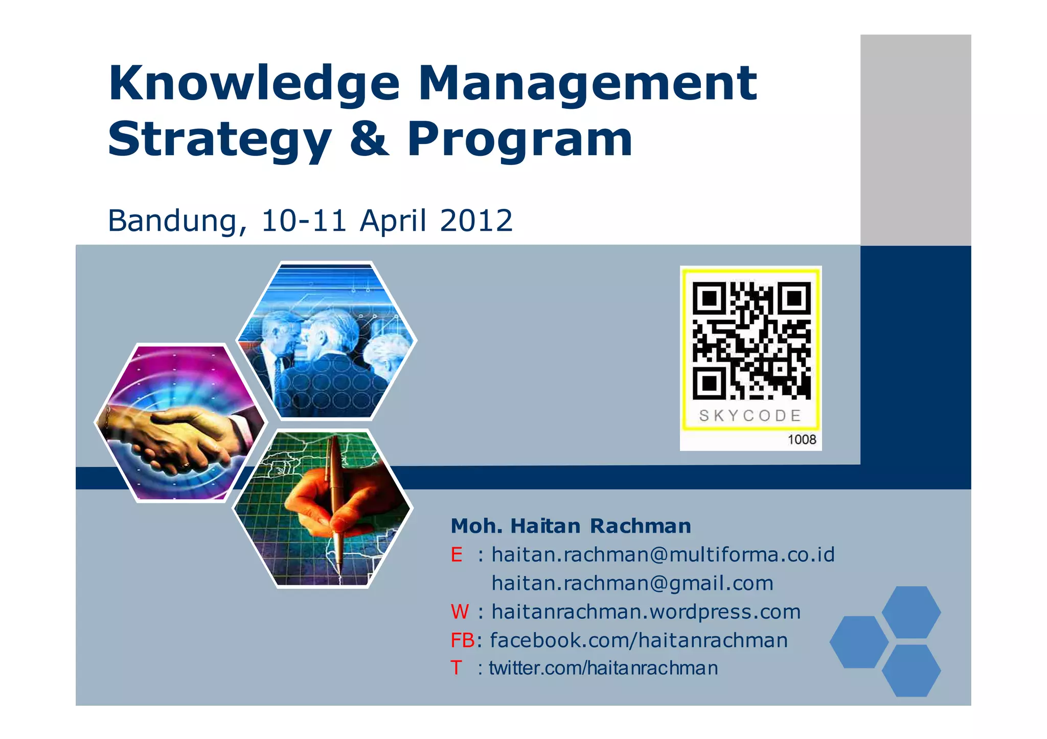 Modul 5 km strategy program development | PDF