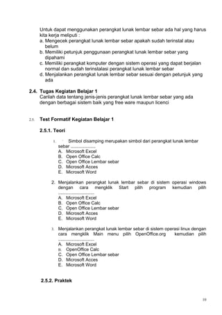Modul 5 lembar sebar | DOC