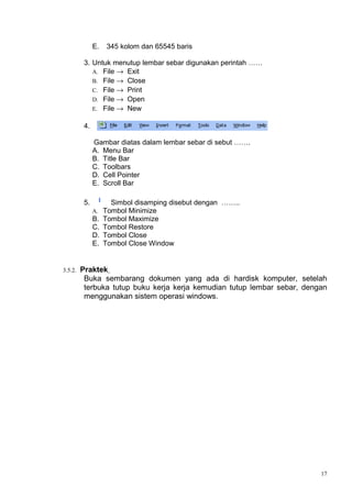 Modul 5 lembar sebar | DOC