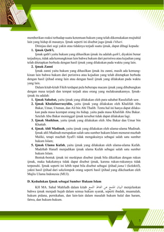 Modul 5 kb 3 ijmak sebagai sumber hukum islam | PDF