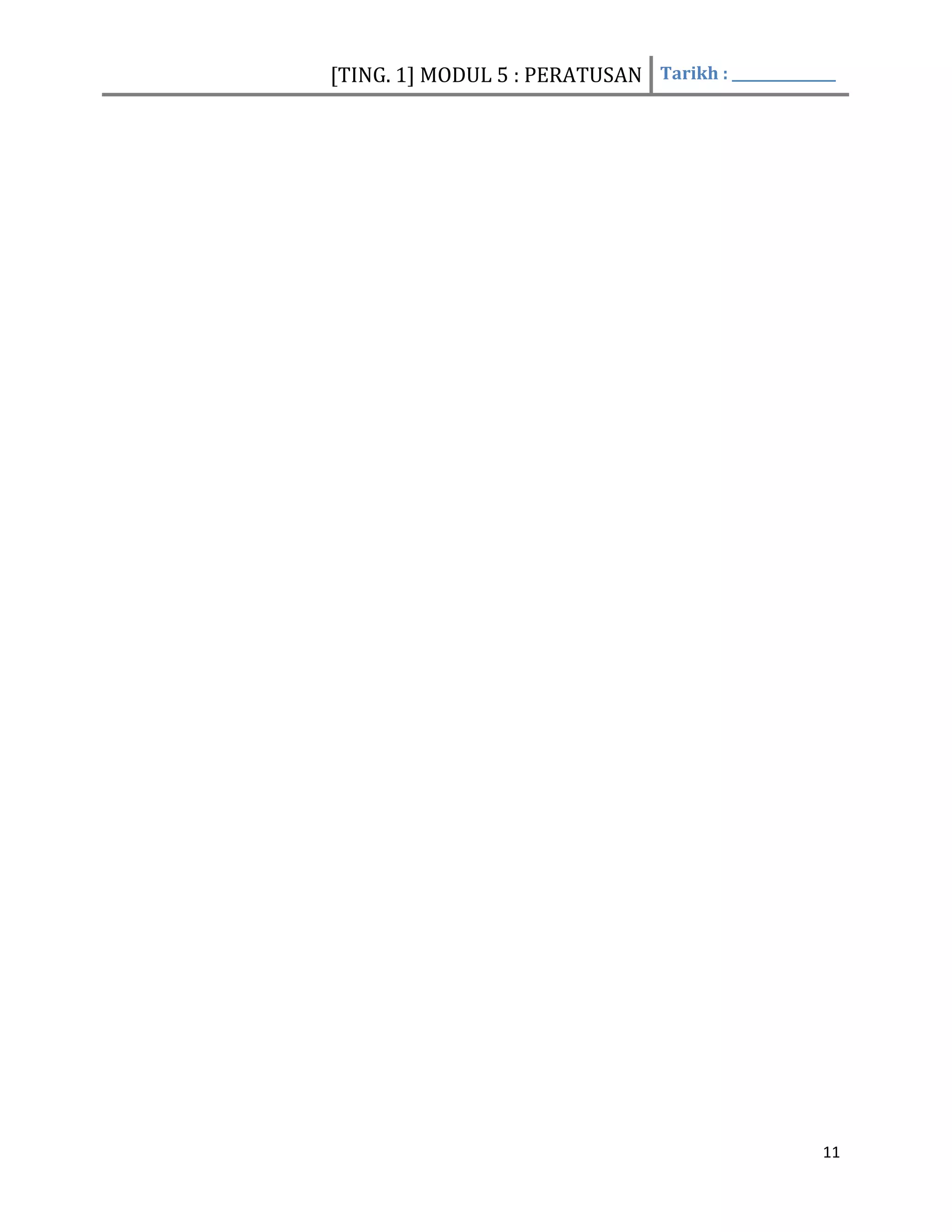 Modul 5 peratusan | DOCX