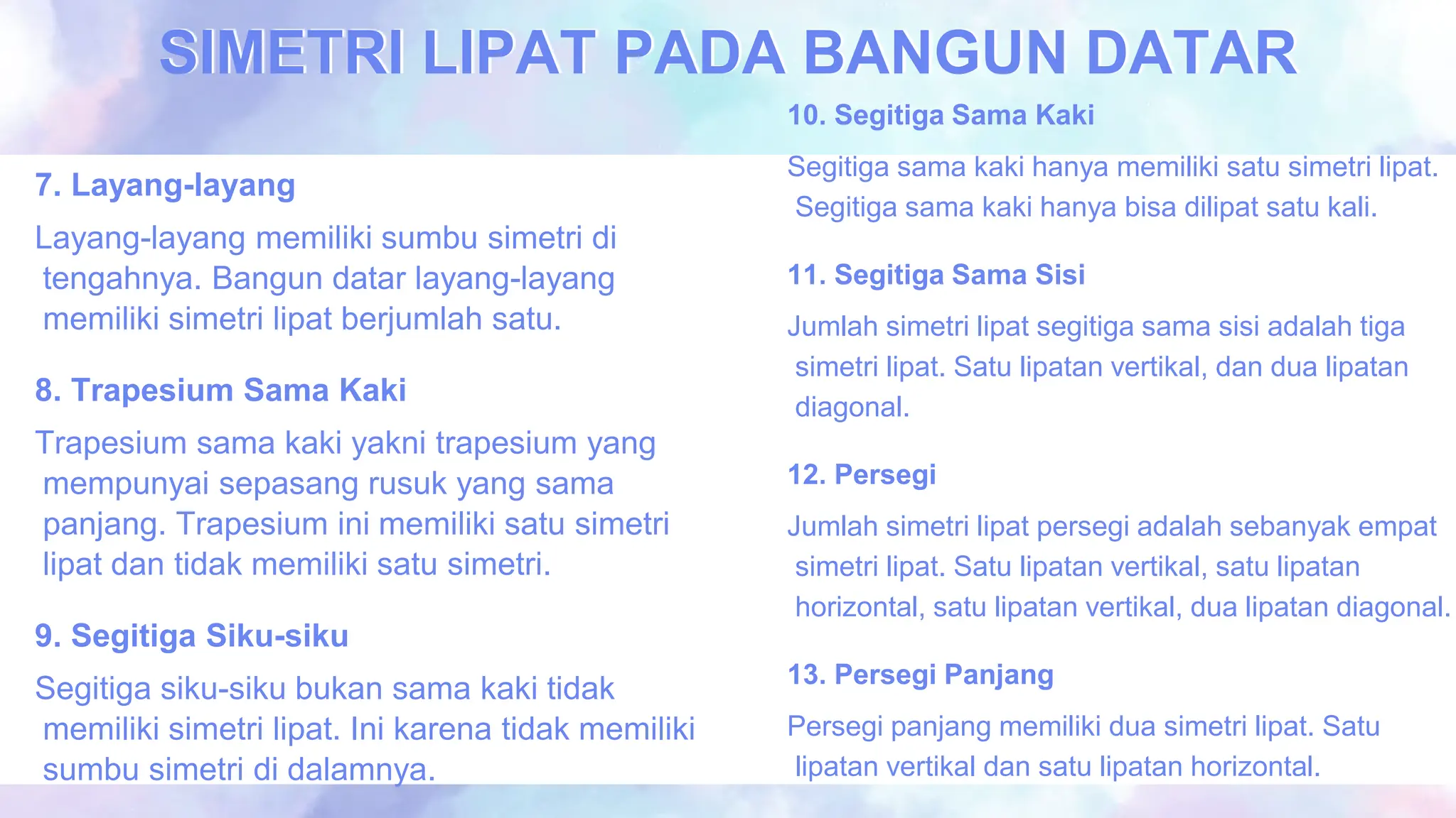 Modul 5 Simetri (simetri lipat, simetri putar) | PPTX