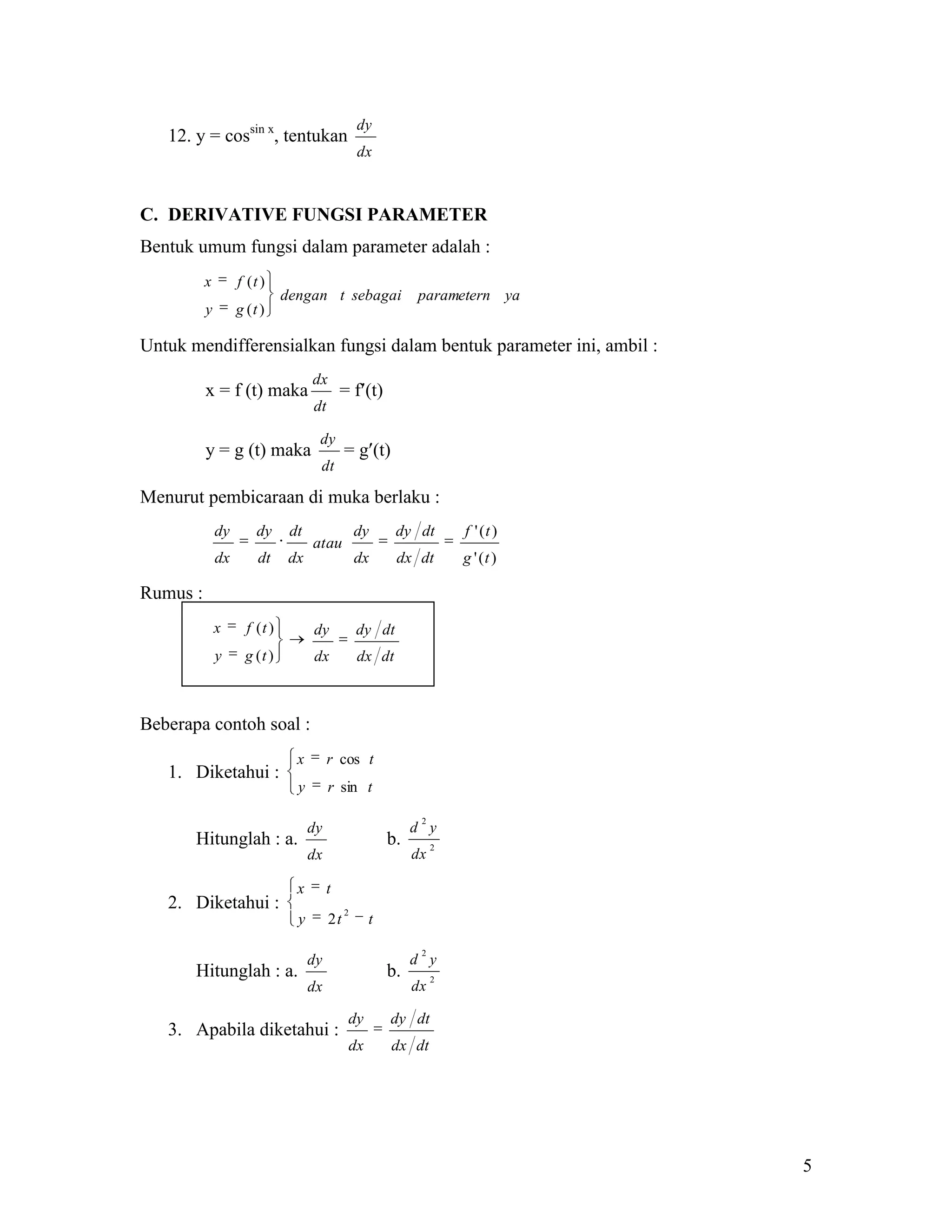Modul 6 kalkulus ekst | DOC