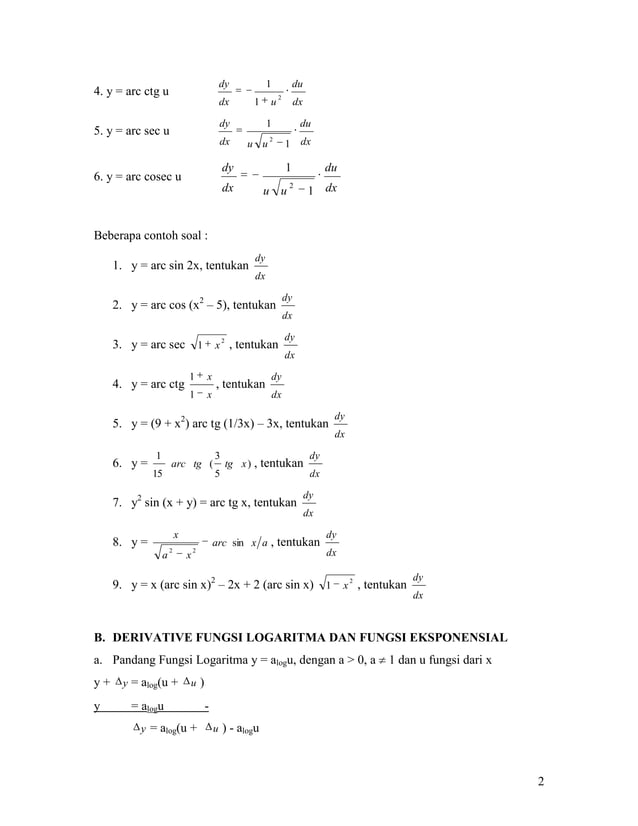 Modul 6 kalkulus ekst | DOC