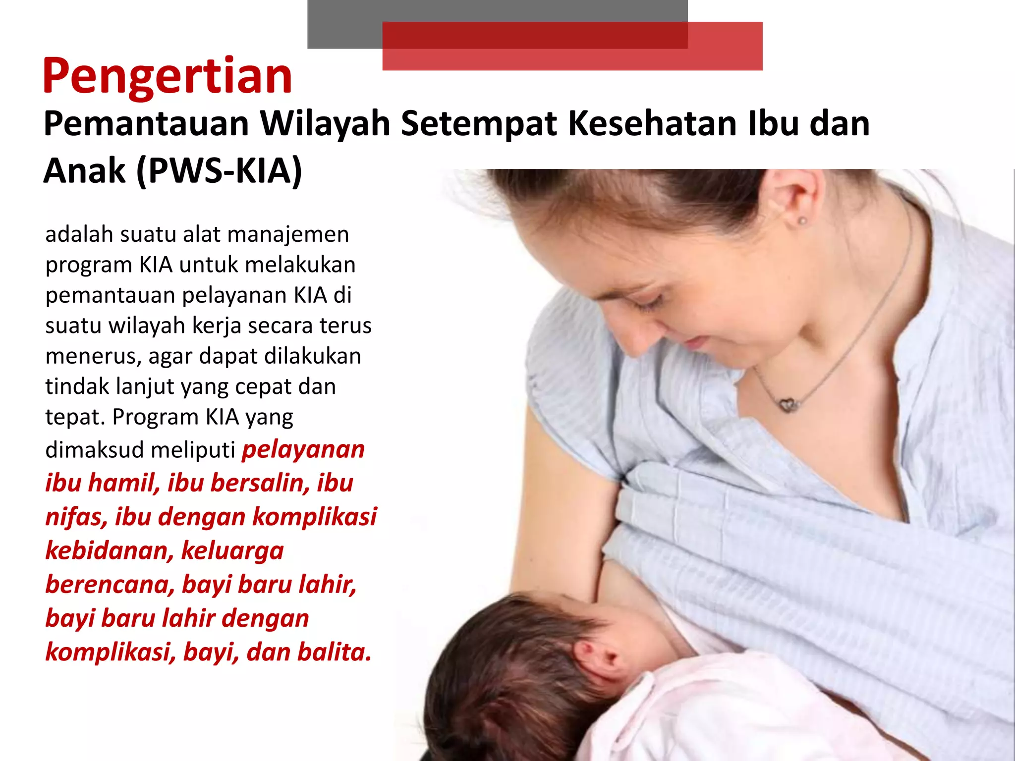 Pemantauan Wilayah Setempat Kesehatan Ibu dan Anak (PWS-KIA) | PPTX