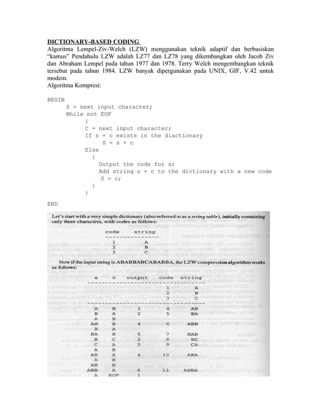 Modul 6 kompresi data dan teks | DOC