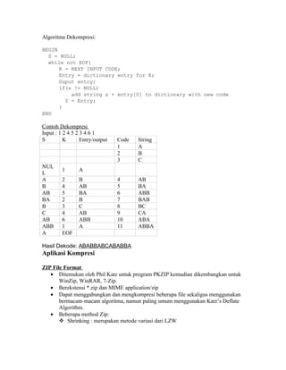 Modul 6 kompresi data dan teks | DOC