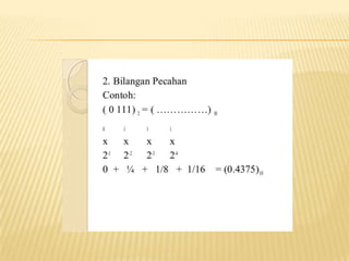 Modul 6 (sistem bilangan & kode) | PPT