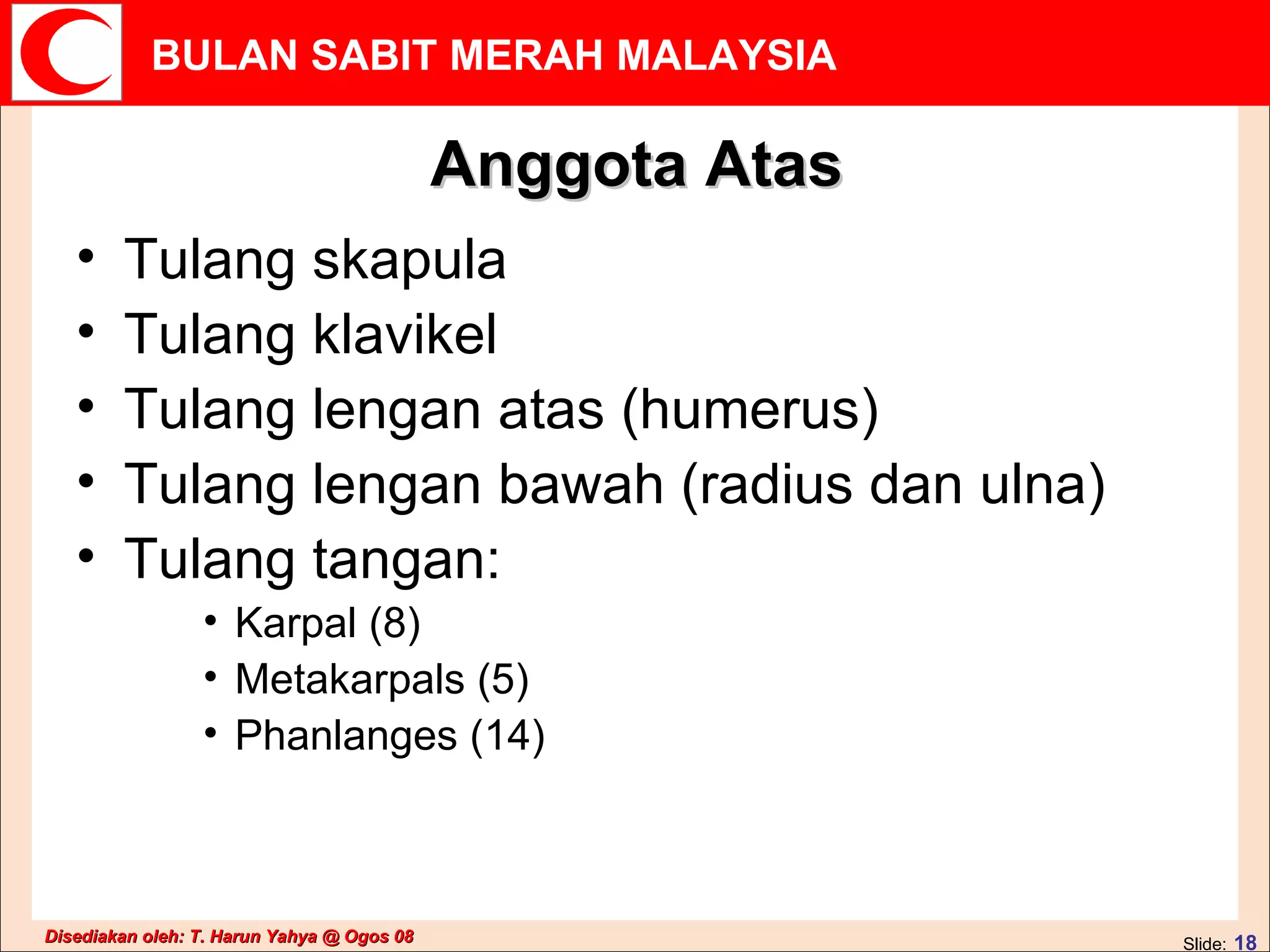 Kecederaan Tulang, Sendi dan Otot | PPS