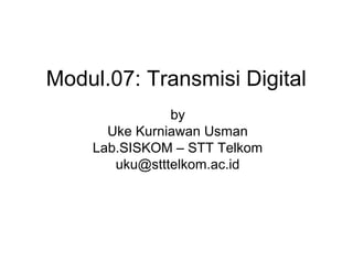 Modul#7.transmisi digital | PPT