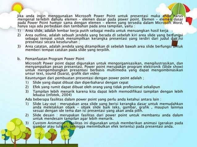 Materi Pembelajaran Tentang Kegiatan Belajar Microsoft Office | PPTX Materi Pembelajaran Tentang Kegiatan Belajar Microsoft Office | PPTX