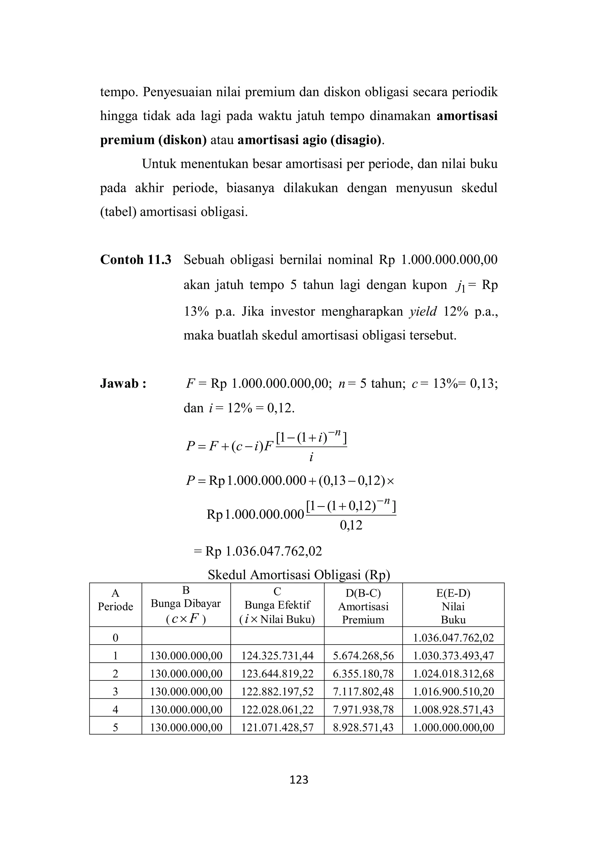 Obligasi (Matematika Keuangan) | PDF