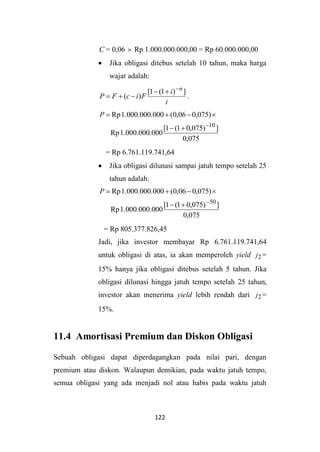 Obligasi (Matematika Keuangan) | PDF