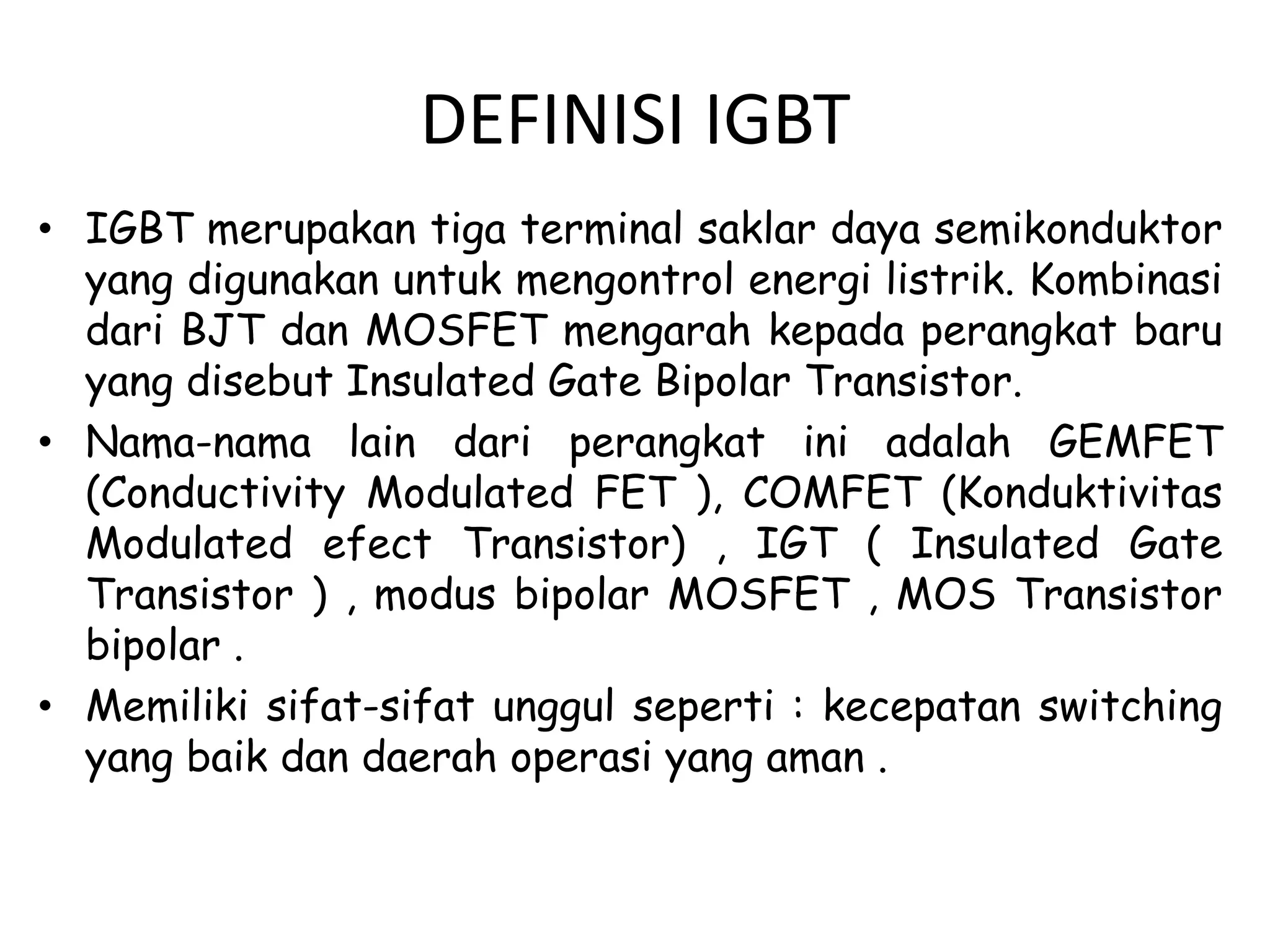 IGBT | PPTX