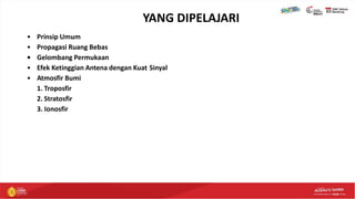 Modul 7 propagasi gelombang radio | PPTX