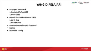 Modul 7 propagasi gelombang radio | PPTX