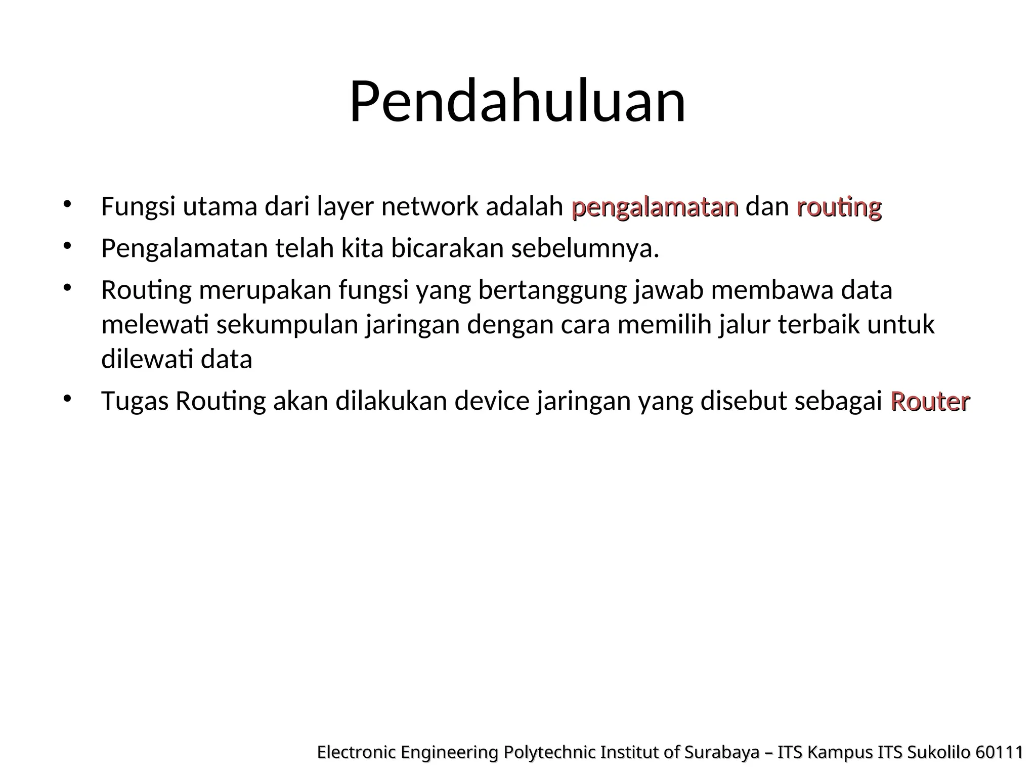 Modul 7 Routingppt Materi Tentang Routing Ppt