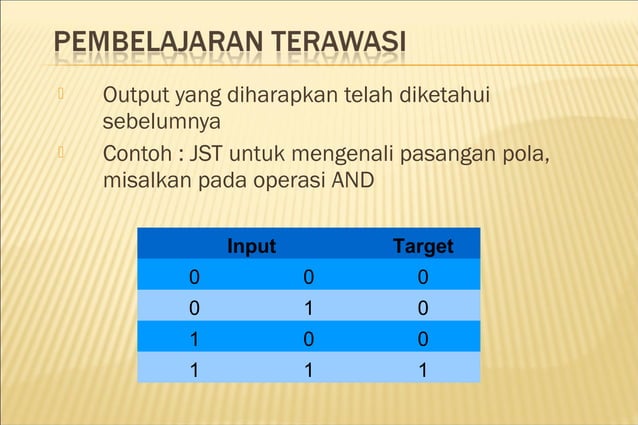 Modul 8 - Jaringan Syaraf Tiruan (JST) | PPT