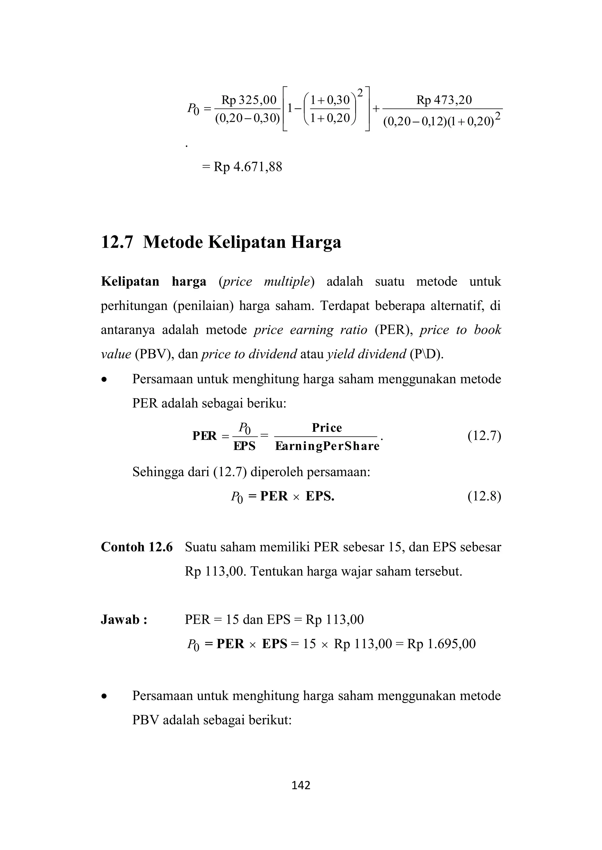 Saham, Yield, dan Return (Matematika Keuangan) | PDF