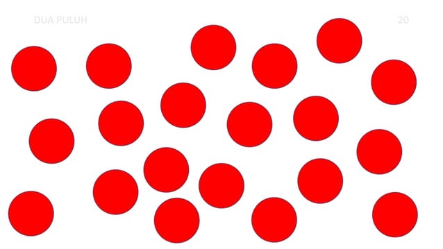 Bilangan 11-30: Menggunakan Bintik-Bintik Merah | PPTX