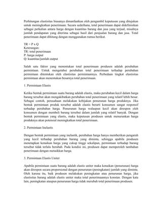 Modul 8 elastisitas | DOC