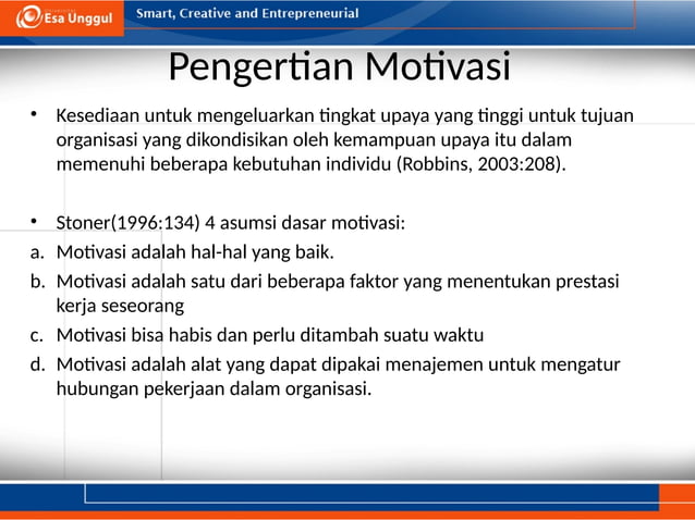 Modul 8 Motivasi. ppt materi motivasi dalam organisasi. | PPT