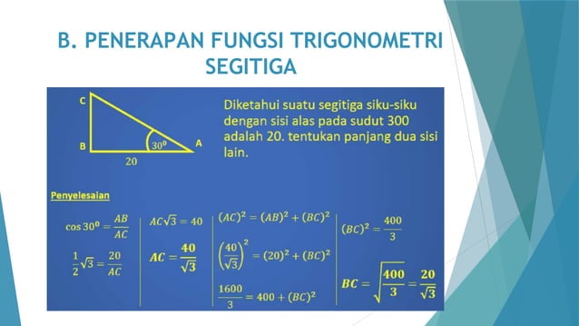modul 8 trigonometri trigonometri trigono | PPT