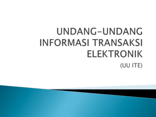 Modul 9 uu ite | PPTX