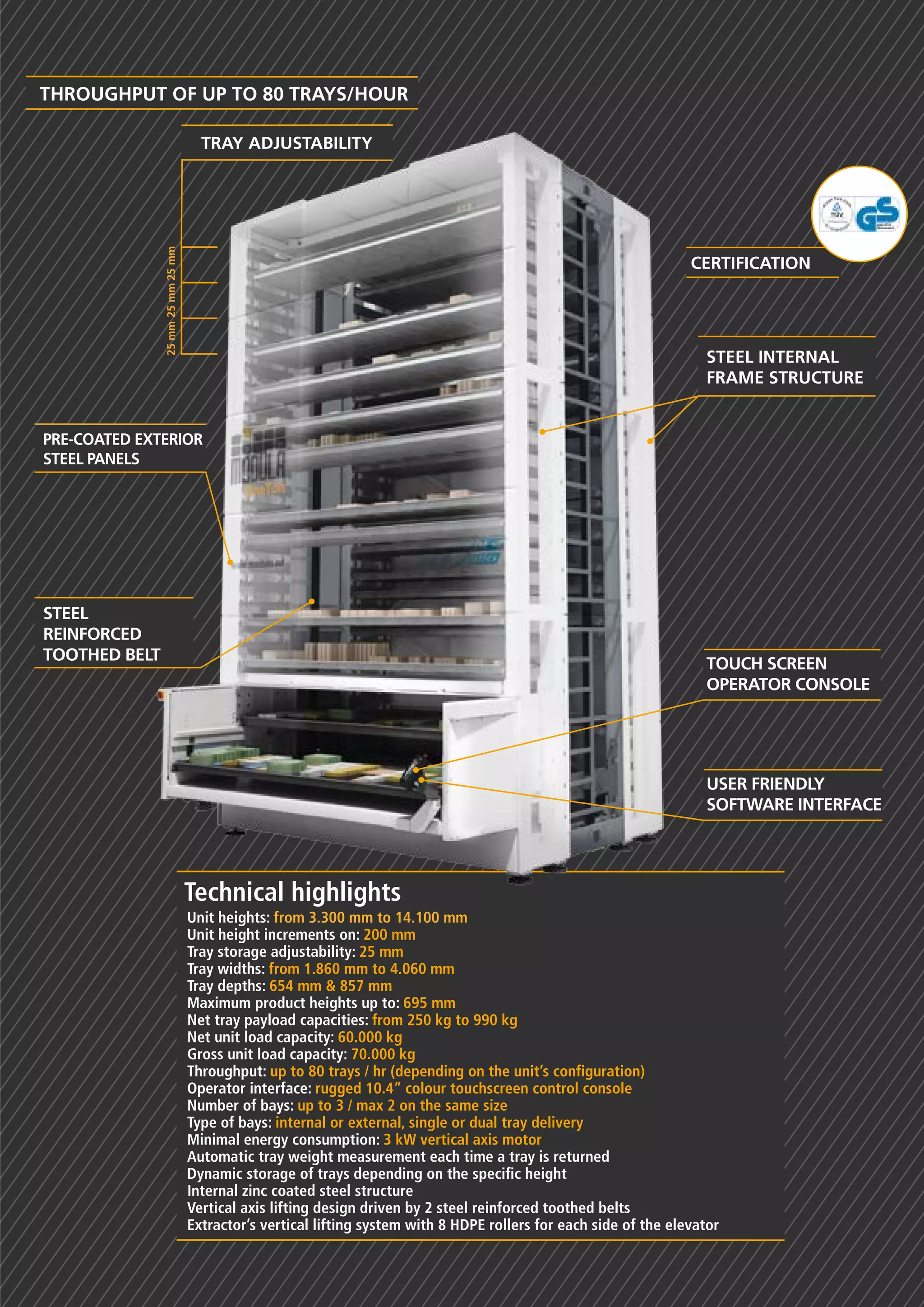 Modula 1-ton-Vertical Lift Machines | PDF