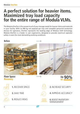 Modula 1-ton-Vertical Lift Machines | PDF