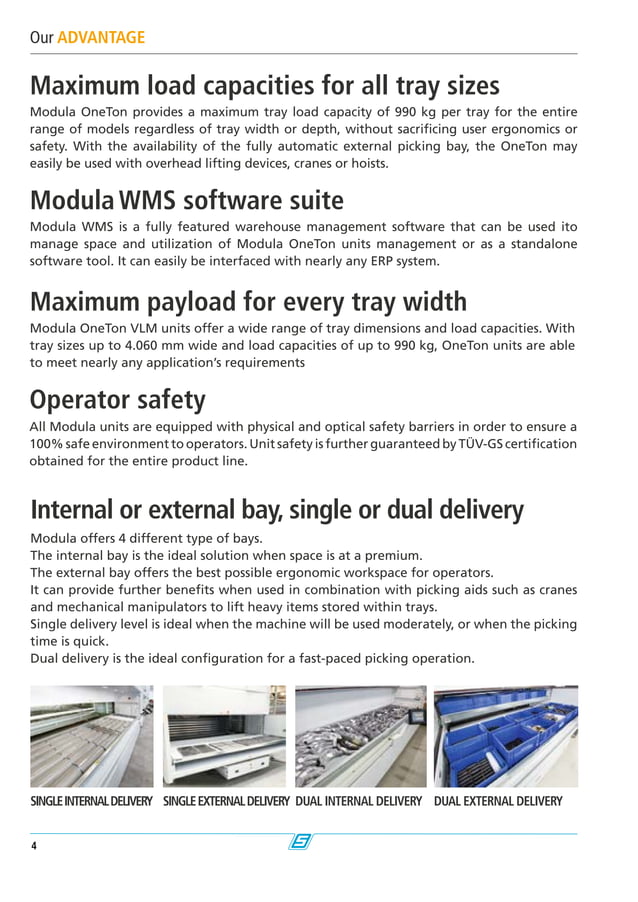 Modula 1-ton-Vertical Lift Machines | PDF