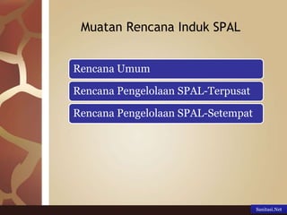 Rencana Induk Sistem Pengelolaan Air Limbah (SPAL) - Pengantar ...