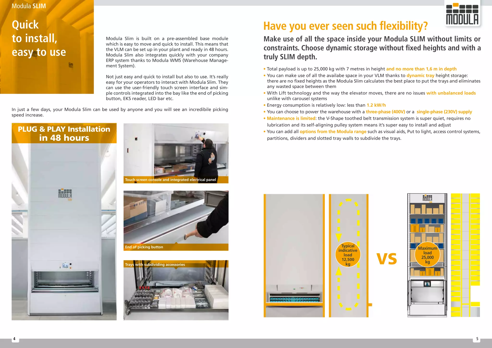 Modula slim-Vertical Lift Machines | PDF