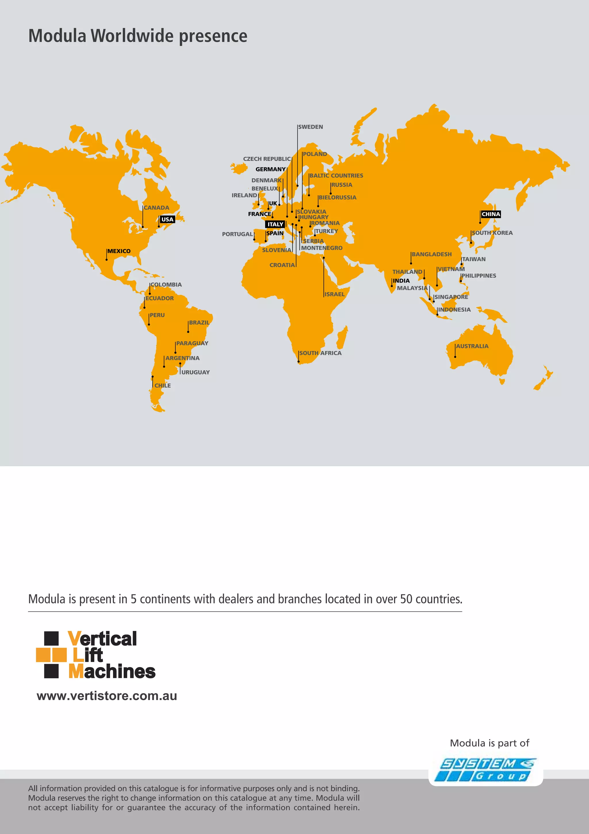 Modula slim-Vertical Lift Machines | PDF