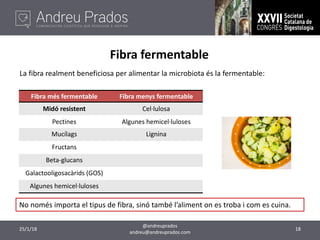 Modulació del microbioma a partir de la dieta. | PPT