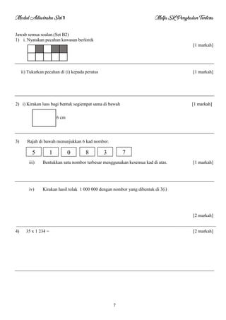 Modul adiwiraku siri 1 | PDF