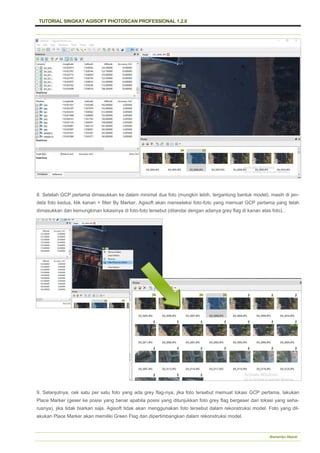 Tutorial Singkat Agisoft Photoscan Basic | PDF