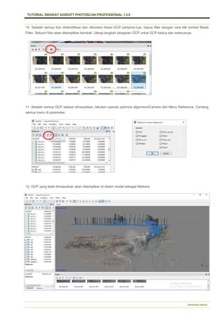 Tutorial Singkat Agisoft Photoscan Basic | PDF