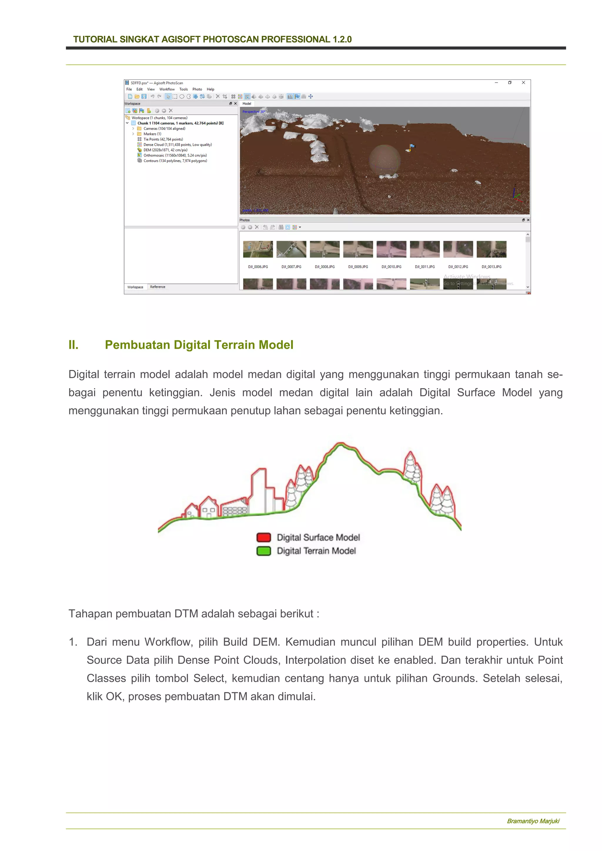 Modul Agisoft Photoscan Tingkat Lanjut | PDF