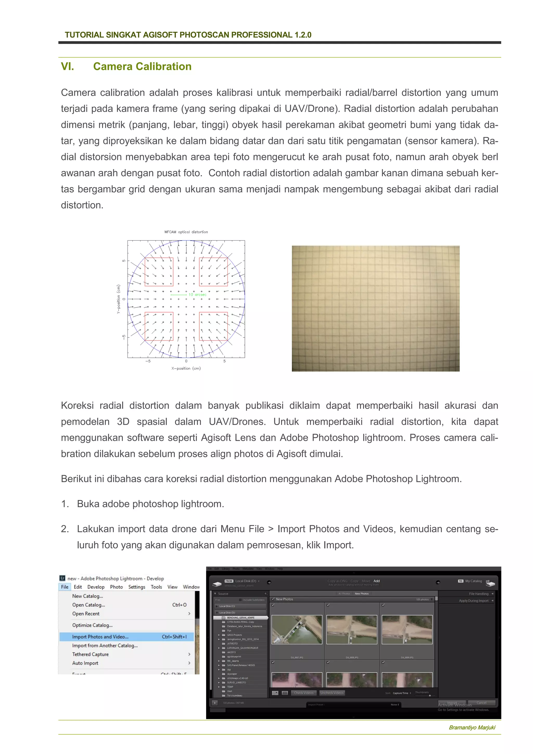 Modul Agisoft Photoscan Tingkat Lanjut | PDF