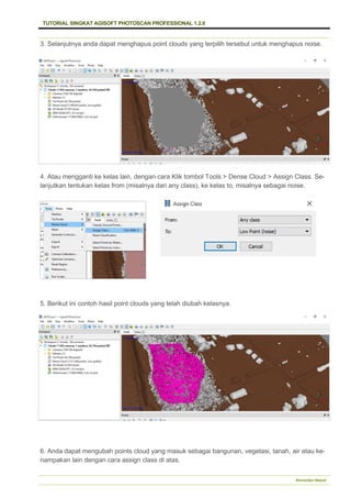 Modul Agisoft Photoscan Tingkat Lanjut | PDF
