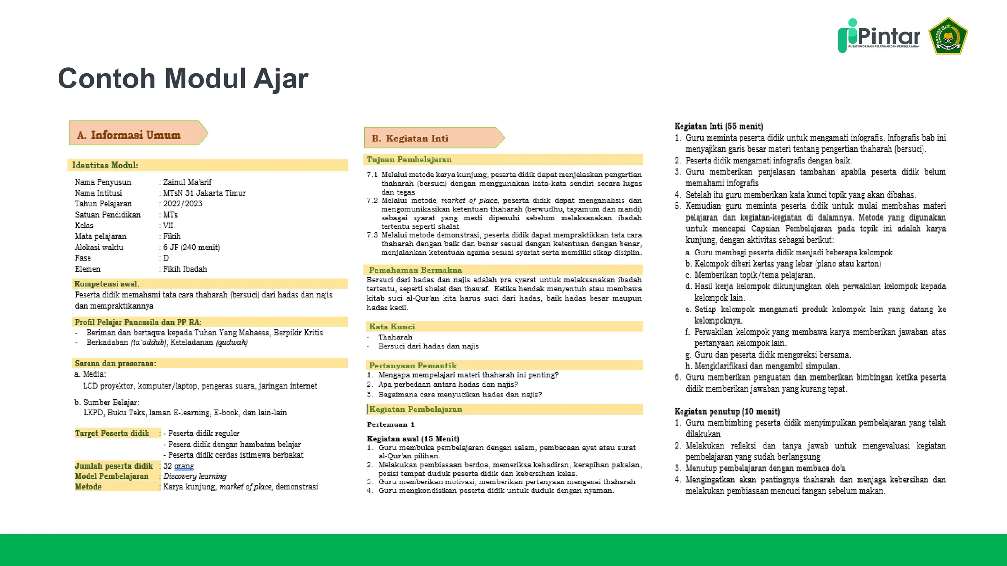 Pengembangan Modul Ajar dalam Implementasi Kurikulum Merdeka.pptx