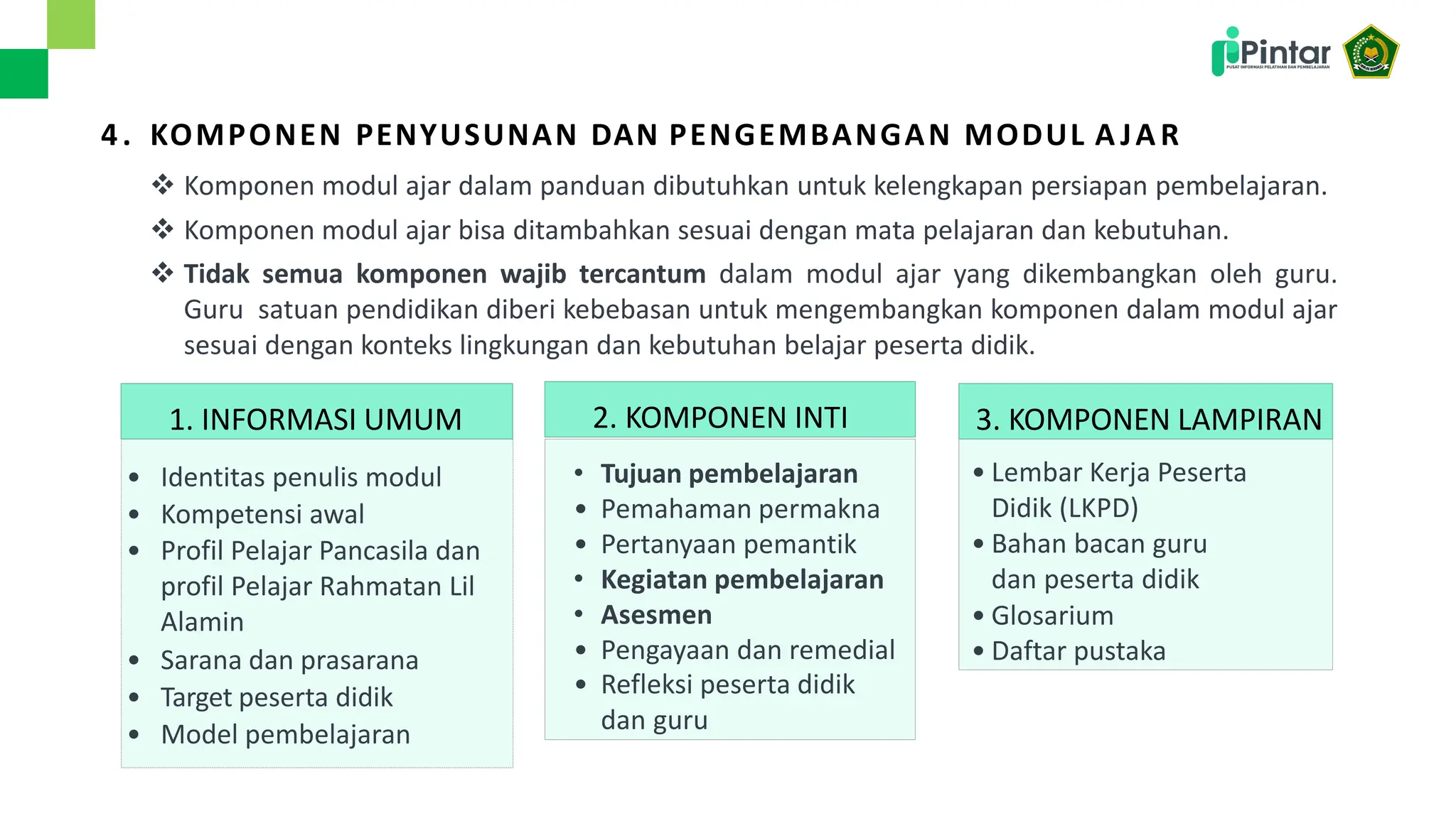 Pengembangan Modul Ajar dalam Implementasi Kurikulum Merdeka.pptx