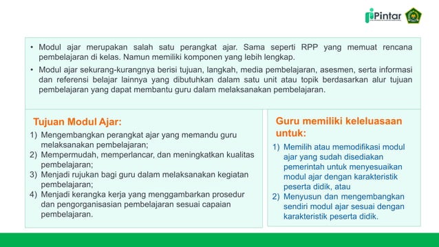 Pengembangan Modul Ajar dalam Implementasi Kurikulum Merdeka.pptx