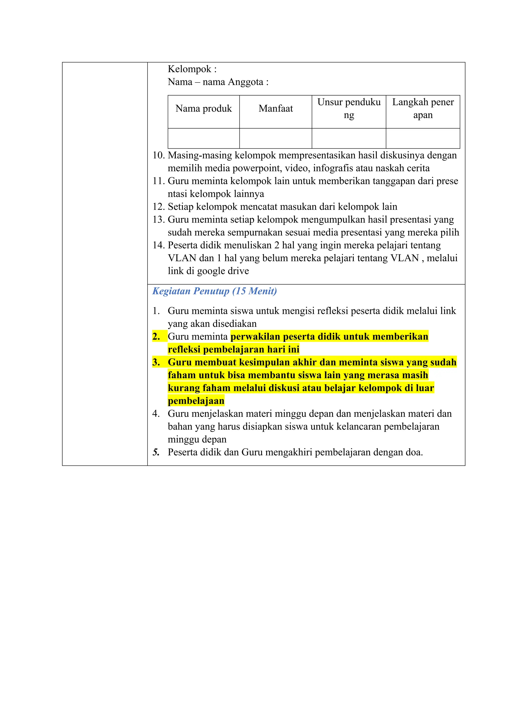 MODUL AJAR kurikulum merdeka modul pembelajaran sebagai contoh ...