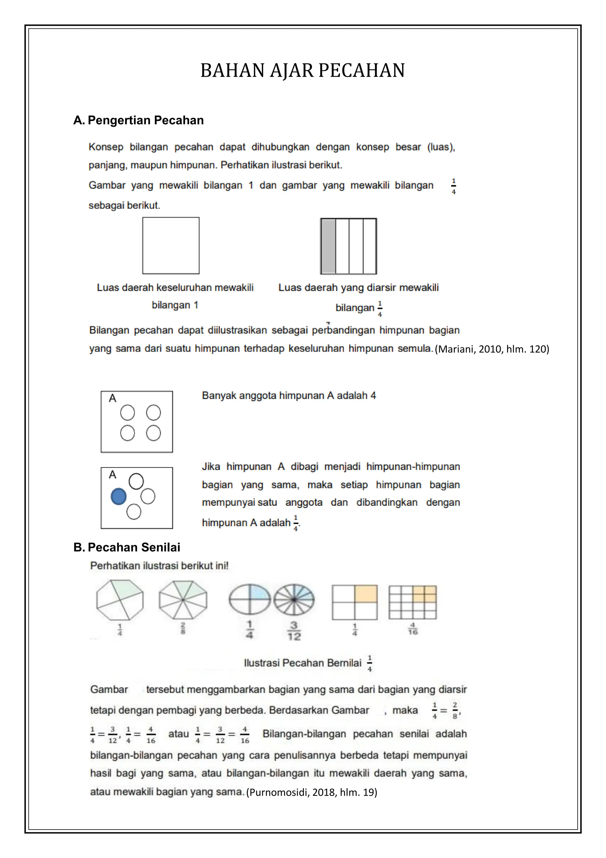 MODUL AJAR MATEMATIKA KELAS 5 SD MATERI BILANGAN | PDF