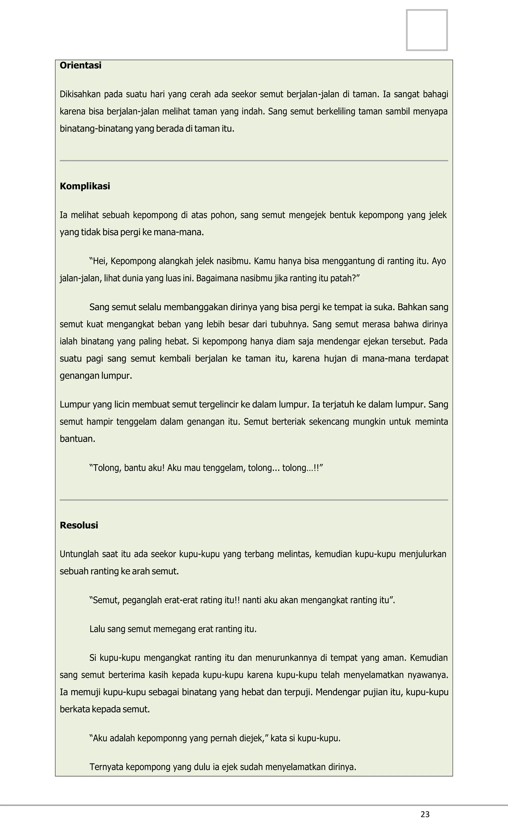 Modul Ajar - Bab 6_Menulis Teks Fabel - Asnah Panjaitan.docx